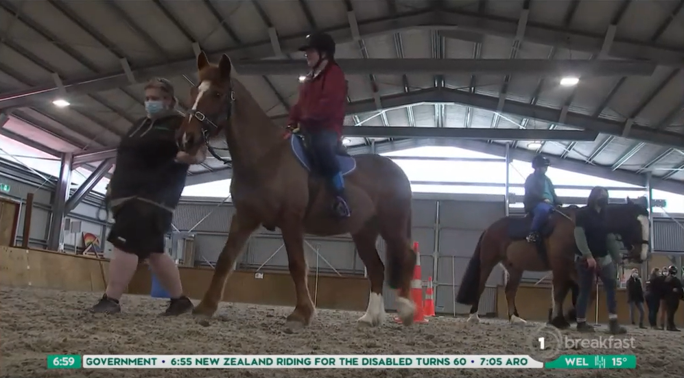 RDA on Breakfast News August 2022 - New Zealand Riding for the Disabled