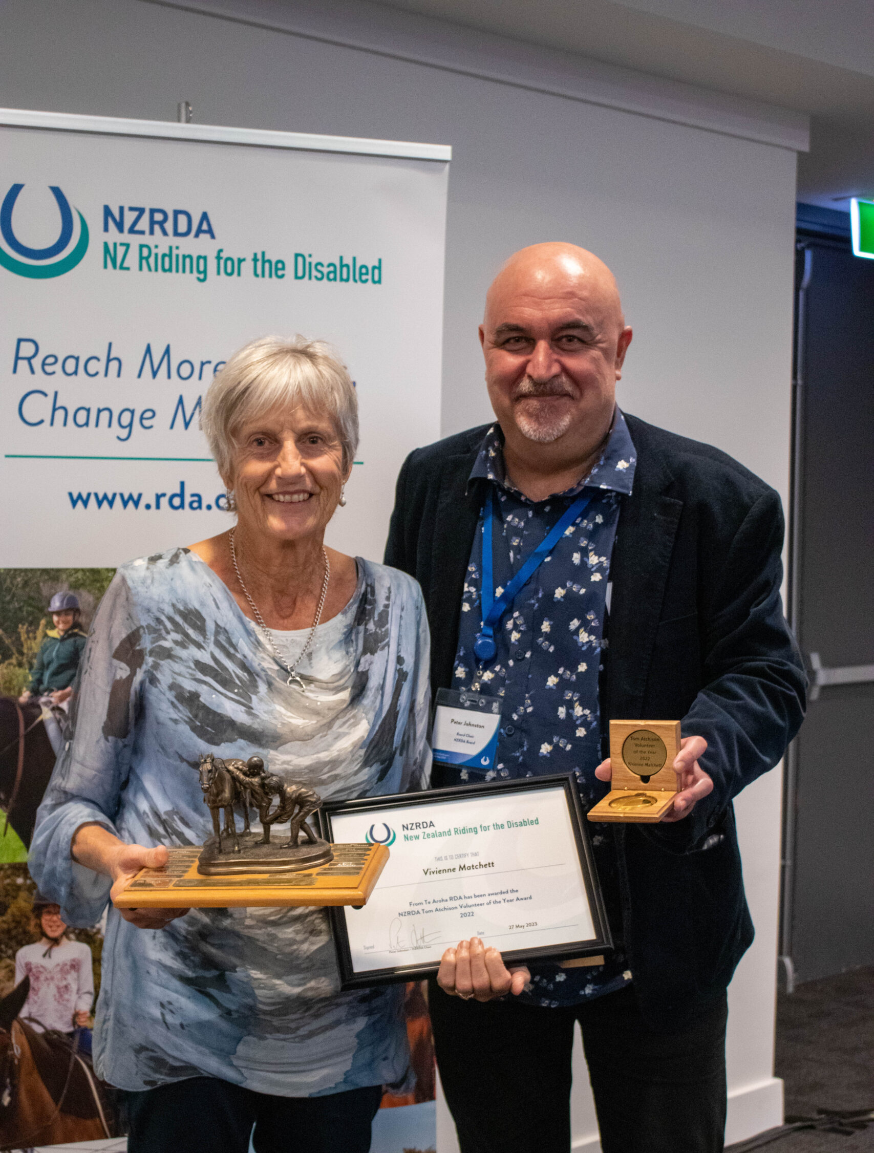 Tom Atchison Volunteer of the Year 2022 - New Zealand Riding for the ...